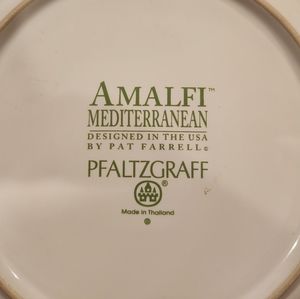 Pfaltzgraff | Dining | Pfaltzgraff Amalfi Mediterranean Pattern Plates ...